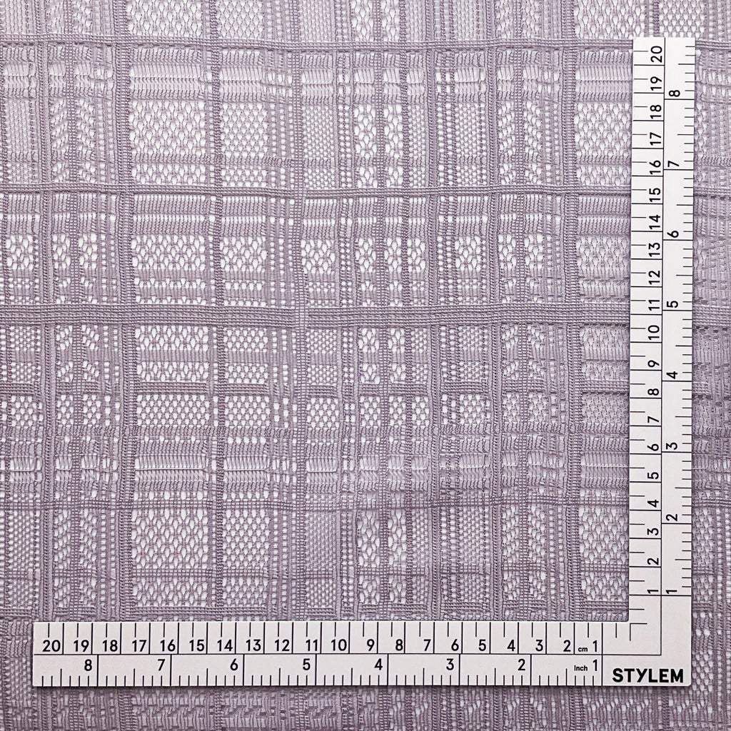 geometry check lace[017S0060591] | STYLEM FABRIC STORE